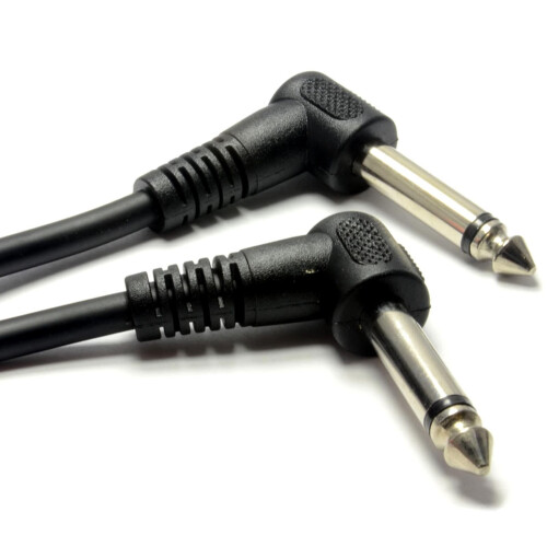 6.35mm 90 Degree Right Angle Jack Audio Mono Guitar Cable 6m on OnBuy