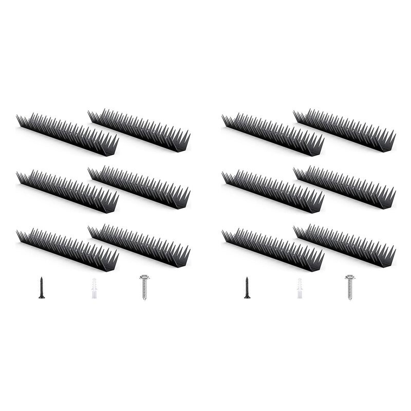12X Anti Climb Fence Spikes Metal for Outdoor Walls, Garden Fences ...