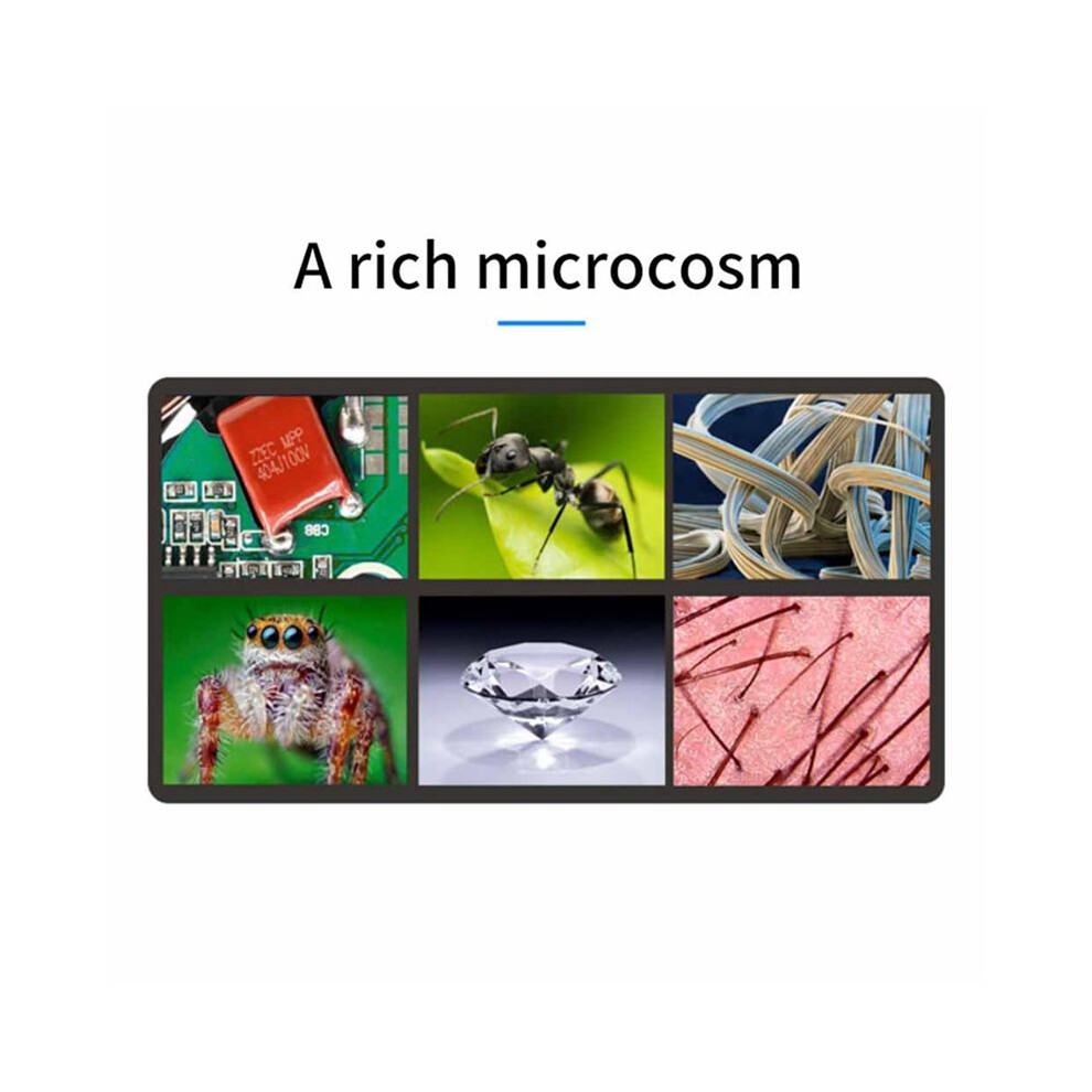 2pcs 7 Inch LCD Digital Microscope 1200X Zoom, 12MP High-Resolution for ...