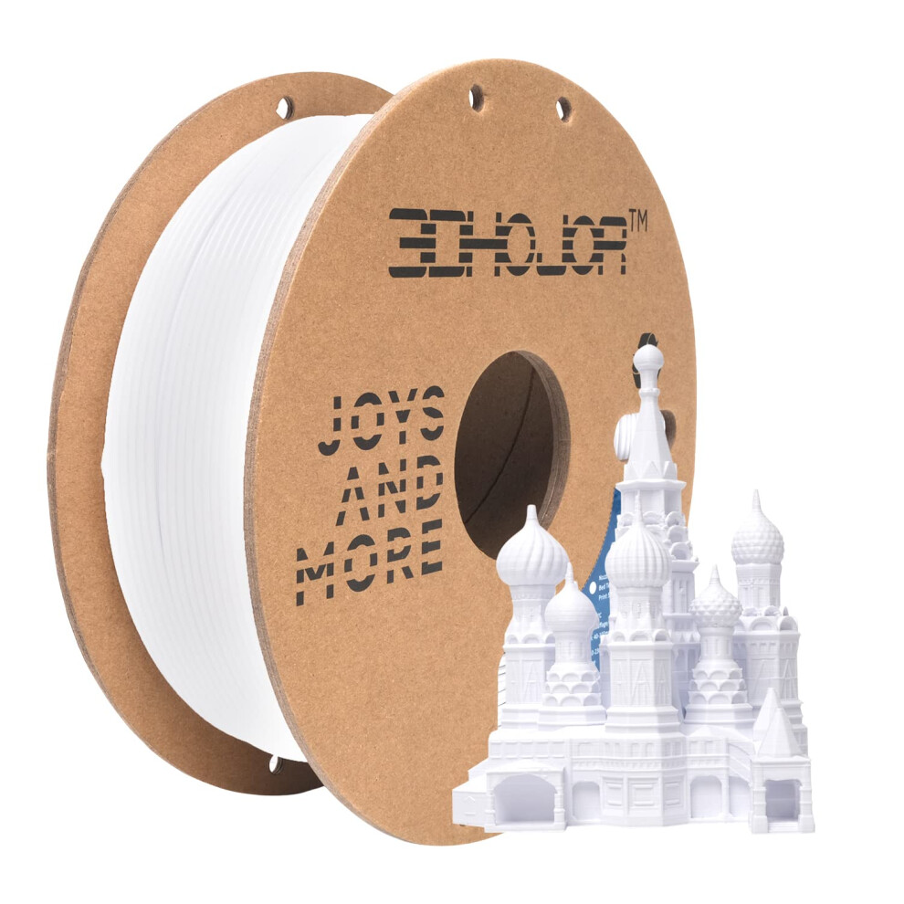 3DHoJor PLA Pro Filament 1.75mm Wit, PLA Plus, Geurvrij, Clog Vrij 3D ...