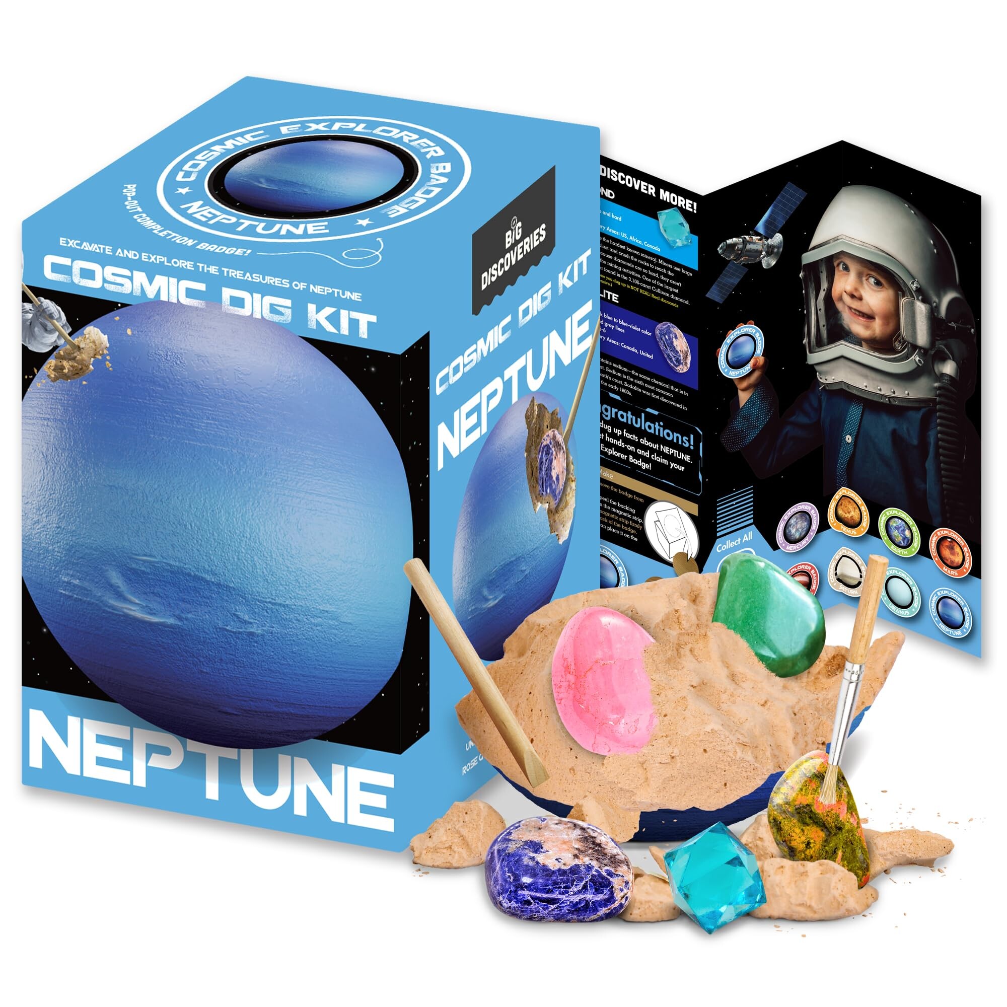 Cosmic Dig Kit von Big Discoveries - Erkunde die Planeten des ...