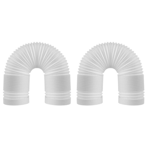 2X Portable Air Conditioner Hose, Universal Pipe Air Conditioner ...