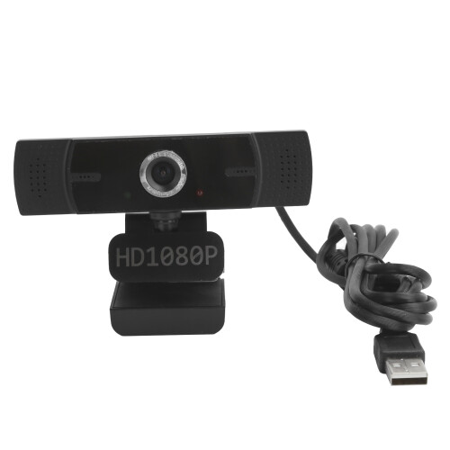 Webcam à réduction de bruit pour visioconférence, webcam USB HD 1080p ...