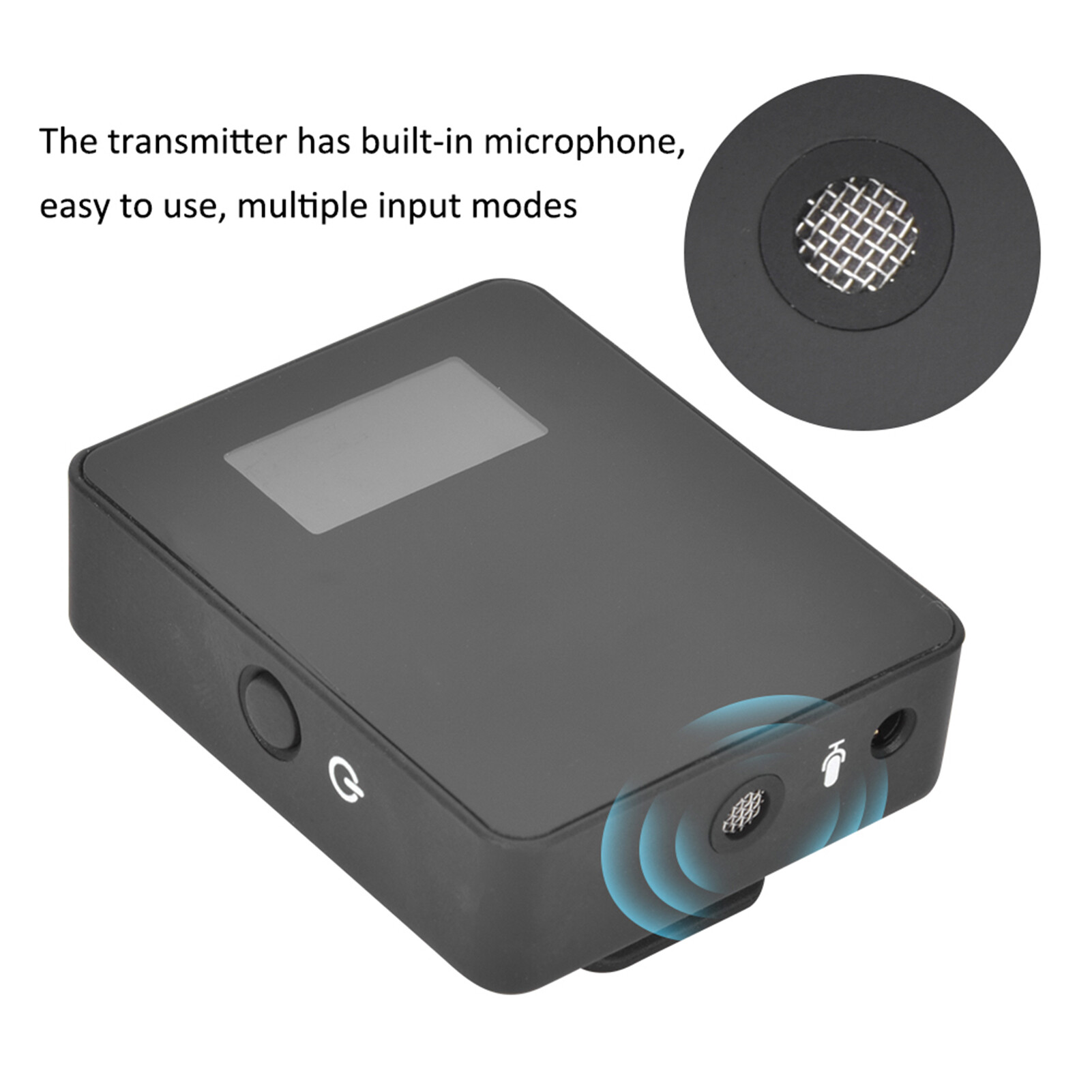 Noise Reduction Wireless Lavalier Mic, 2.4GHz Digital Transmission Auto ...