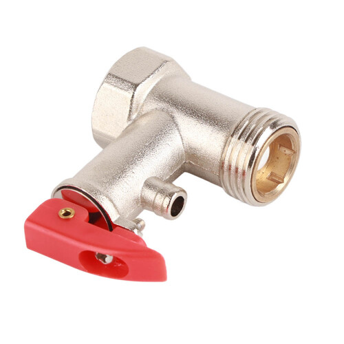Brass Plated Pressure Relief Safety Valve For Water Heater Tankless ...