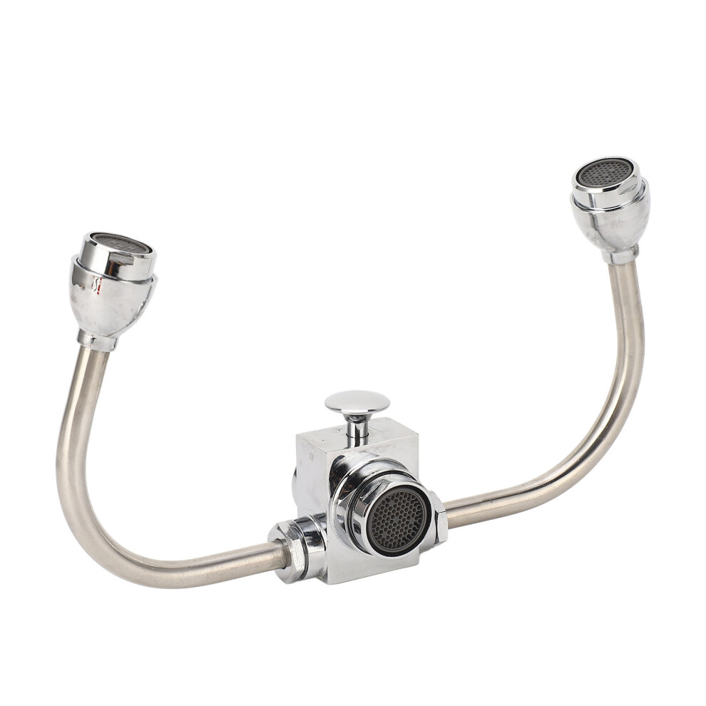 Dual Nozzle Eye Wash Station Faucet Mount for Laboratory Office ...