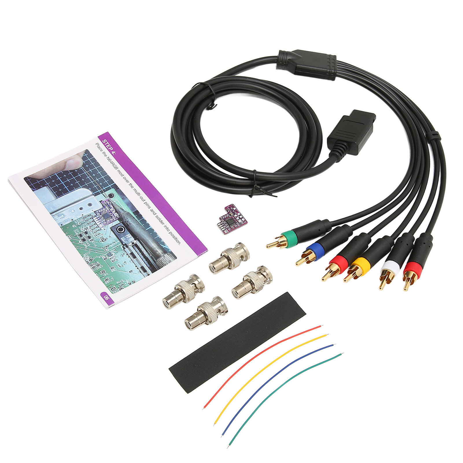 Câble professionnel RGBS, sortie audio haute qualité avec traitement ...
