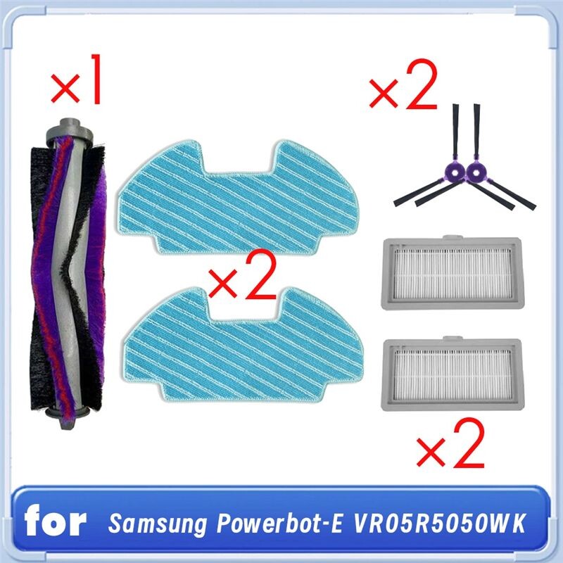 7 Pcs for Powerbot-E VR05R5050WK Self Emptying Robot Vacuum Roller Side ...