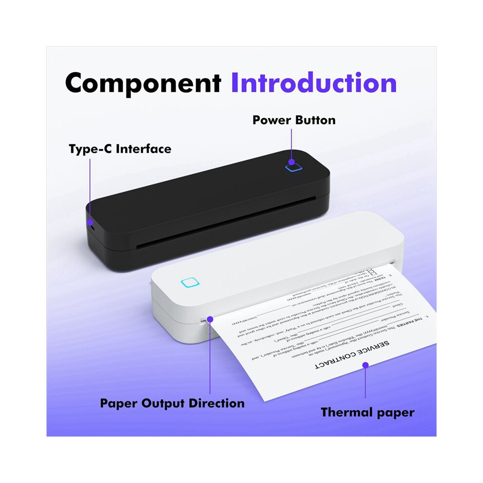 Imprimante à Transfert Thermique Portable Sans Fil, Multi-Tailles ...