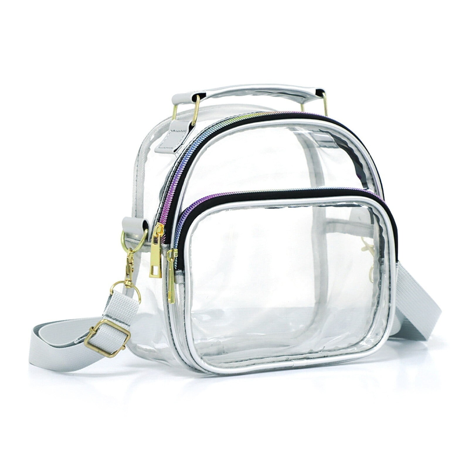 Sac transparent homologué pour les stades, sac bandoulière transparent ...