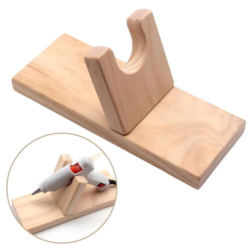 Hot Glue Holder,Wood Hot Melt Glue Stand,Hot Melt Glue Base,Craft Room ...