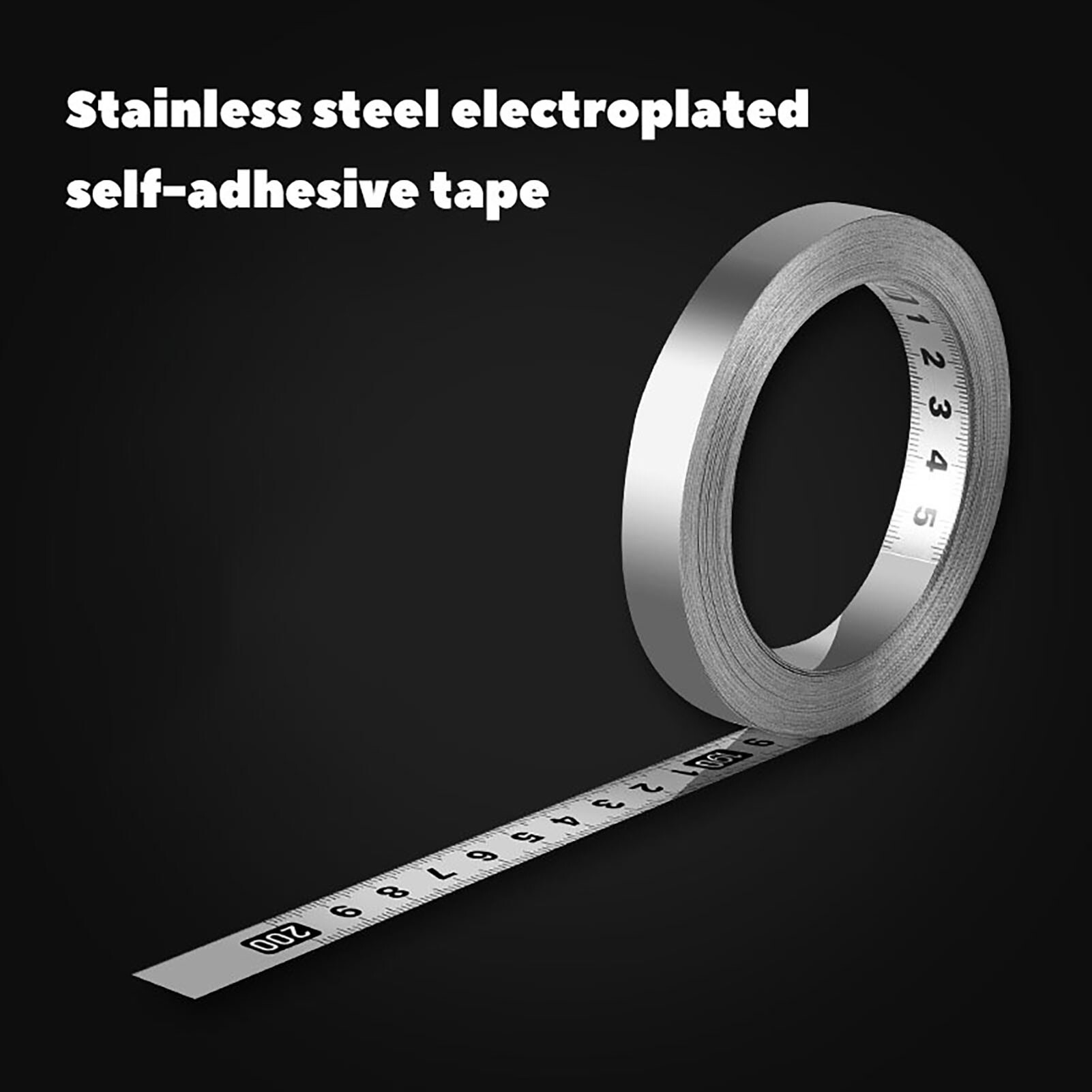(Reverse) Stick-On Metal Tape Measure for Wood & Glass on OnBuy