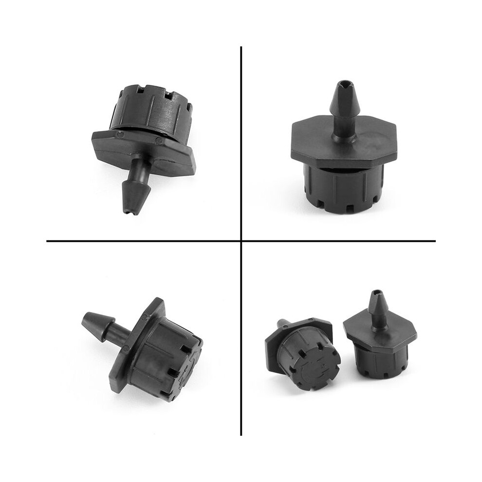 450Pcs Adjustable Irrigation Drippers Sprinklers 1/4 Inch Emitter ...
