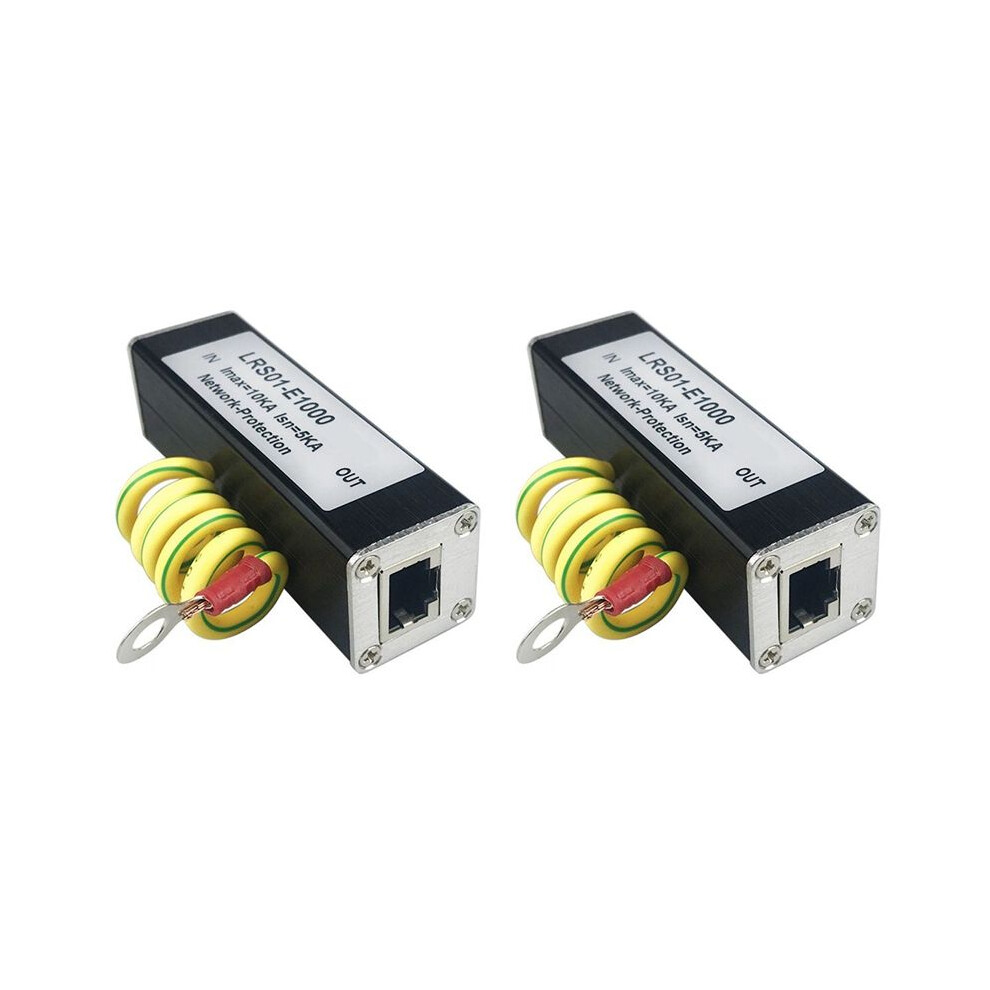 2X Poe 1000M Network Protector POE 1000M Monitor Camera Surge Protector ...