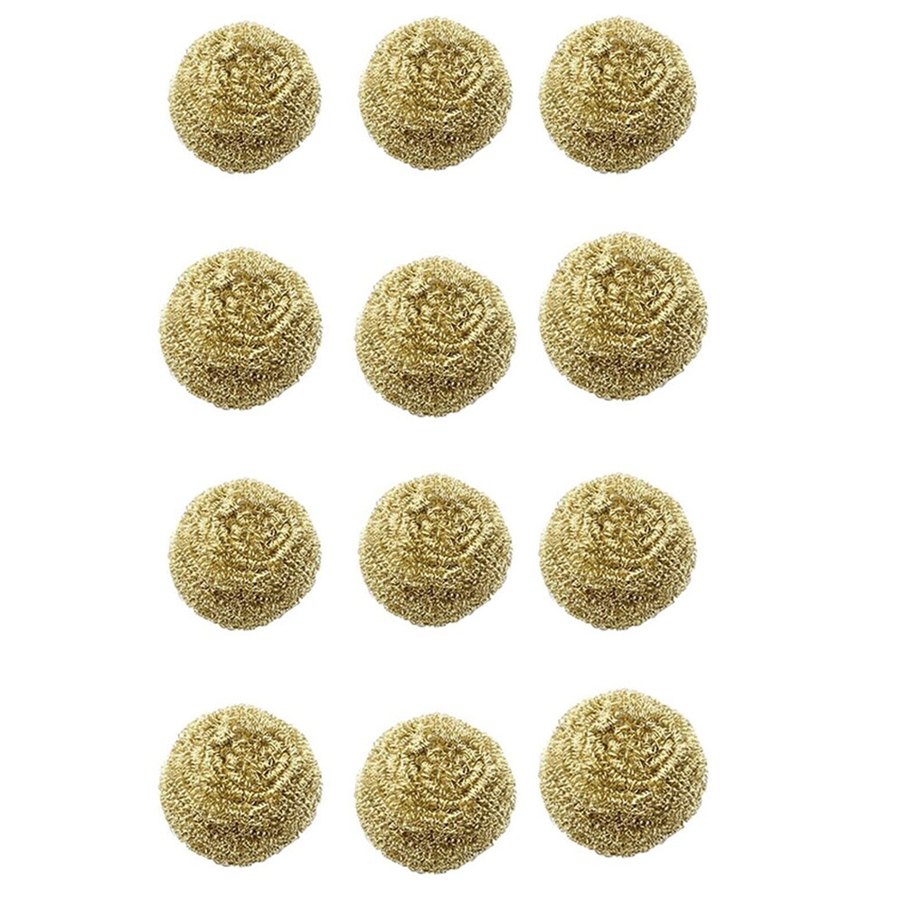 12 Packs Solder Tip Cleaning Brass Wire Replacement Cleaning Copper ...