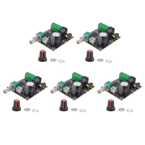 5X PAM8610 Dual Channel 12V HD Pure Digital Audio Stereo Amplifier ...
