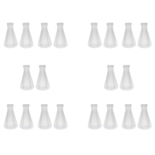 Laboratory Graduated Plastic Conical Erlenmeyer Flask, Measurable ...