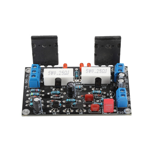 Dual Transistor Power Amplifier 100W Board 2SC5200+2SA1943 with Speaker ...
