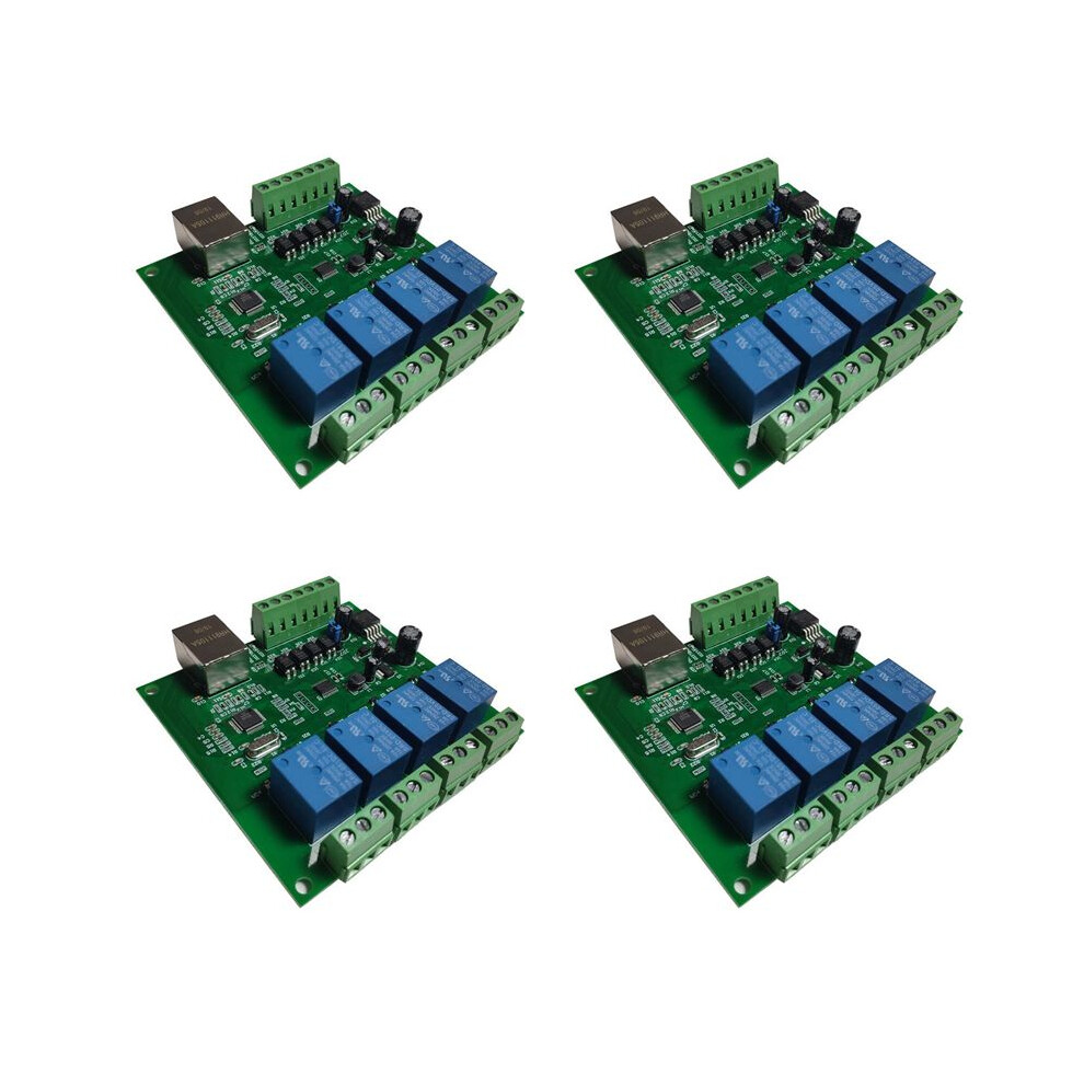 4X LAN Ethernet RJ45 TCP / IP WEB Fernbedienungs Karte mit 4 Kanal ...