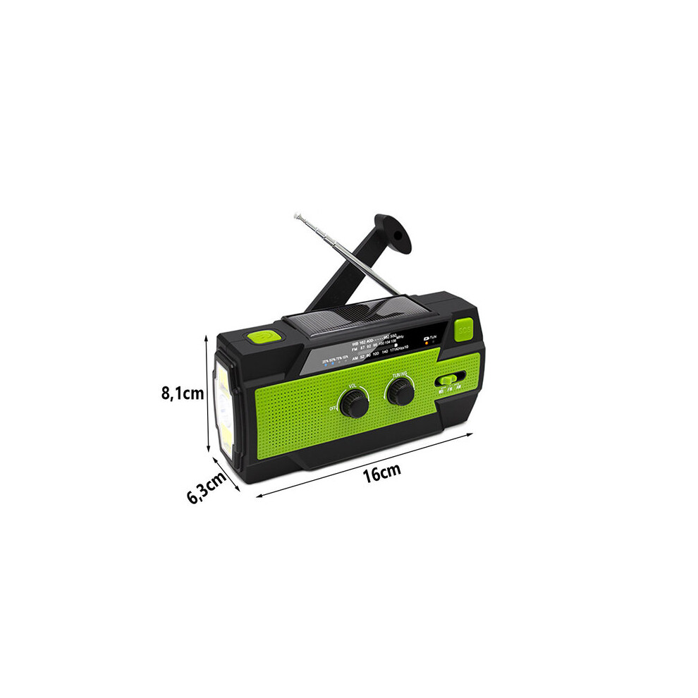 Notfall-Solarradio mit Handy-Ladefunktion, Bewegungsmelderlampe ...