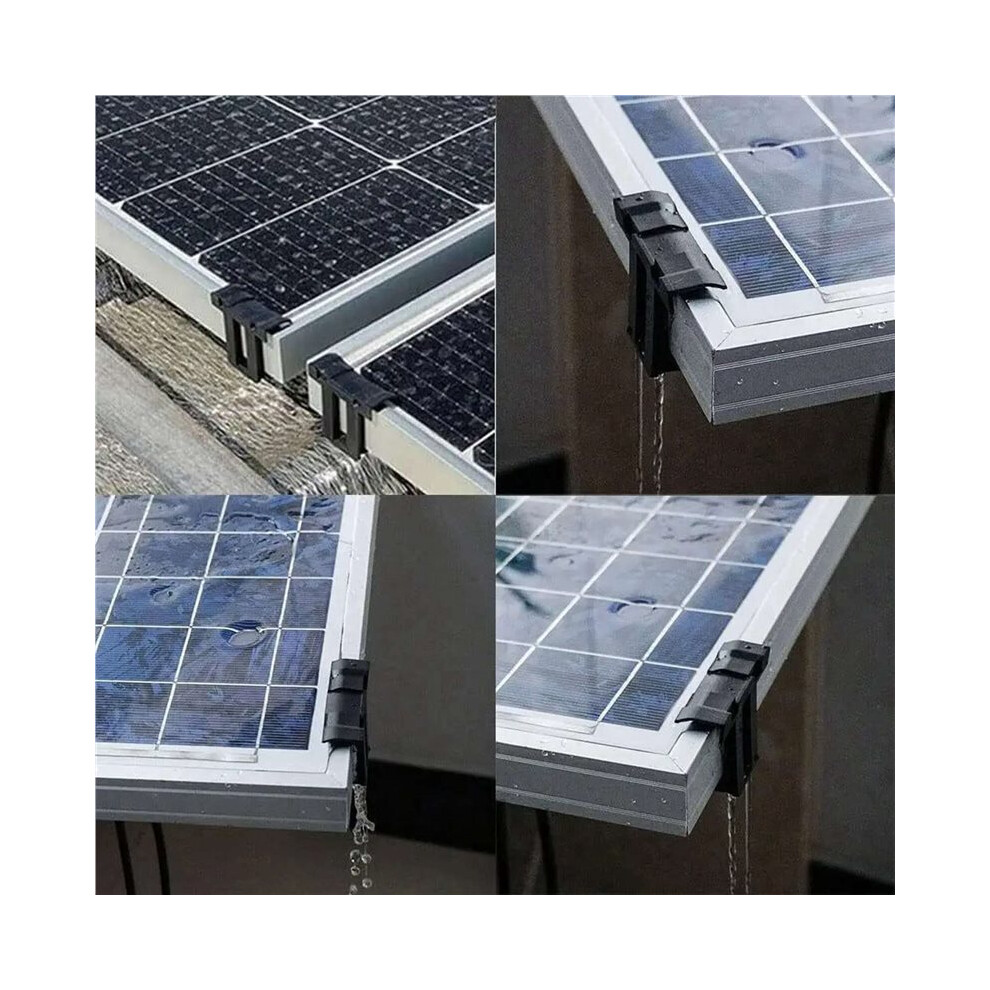250PCS 30mm Solar Panel Water Drainage Clips Photovoltaic Panel Water ...