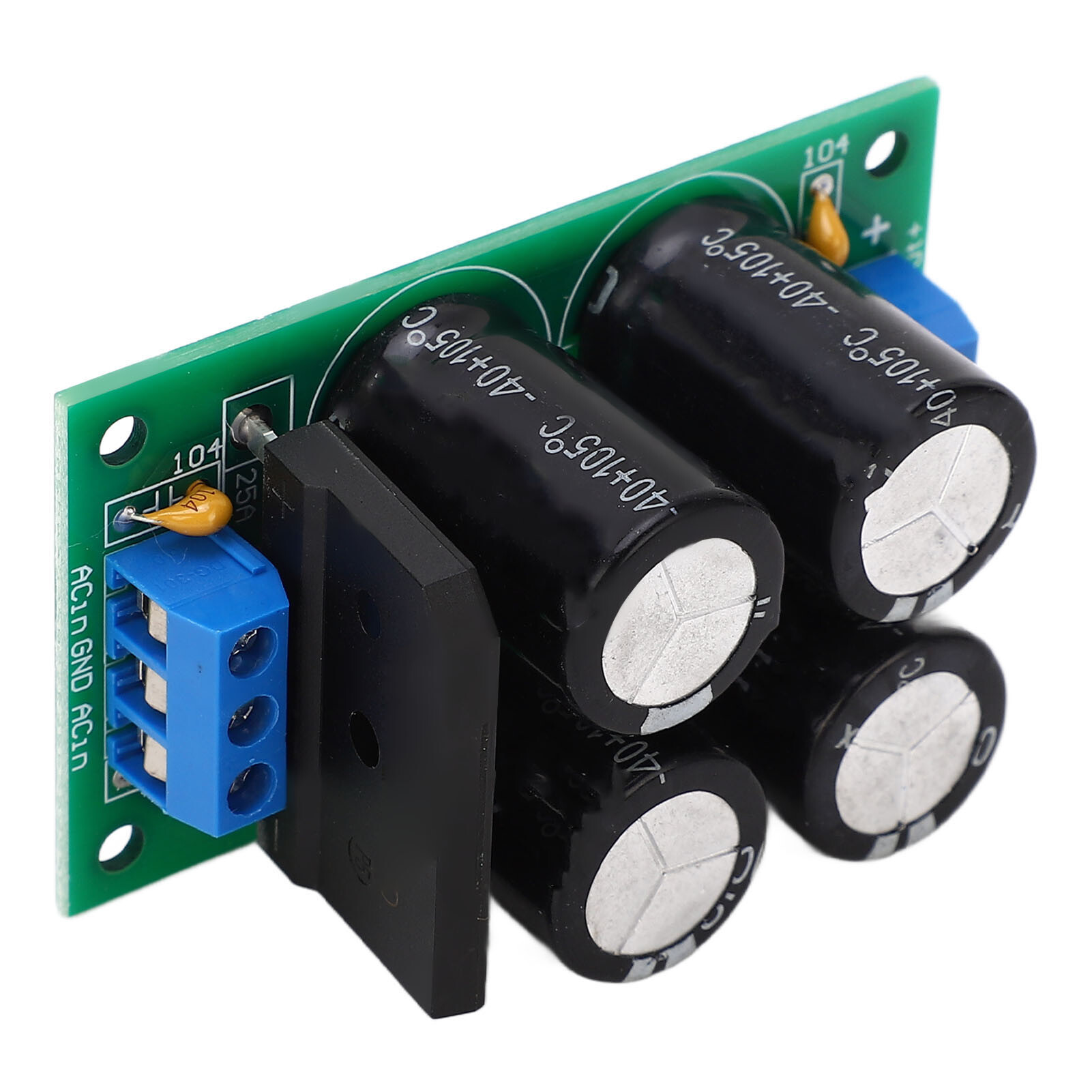 Dual Power Amplifier Rectifier Filter Board 25A 67x38x28mm on OnBuy