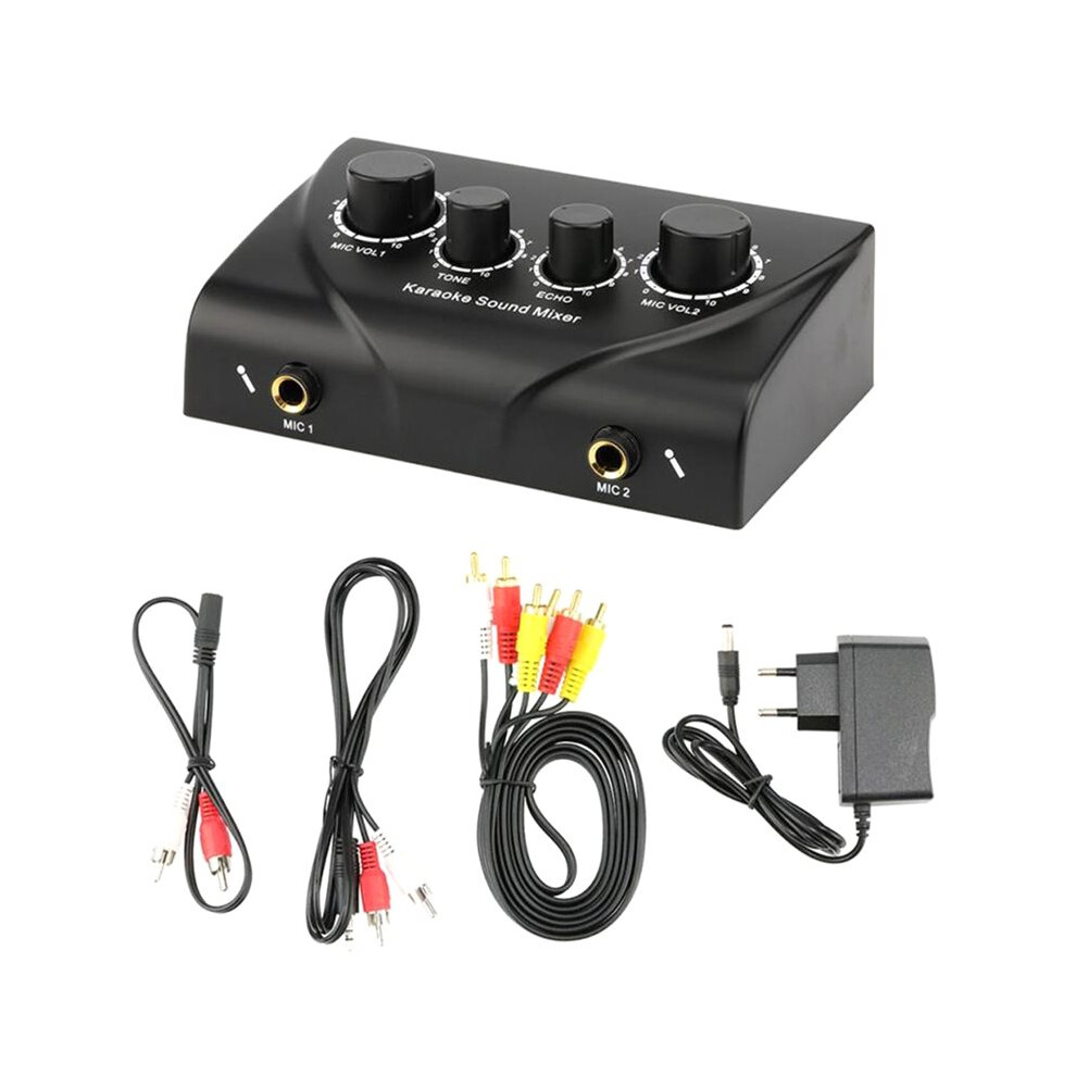 Table de Mixage Audio Portable avec Double Entrée Microphone pour ...