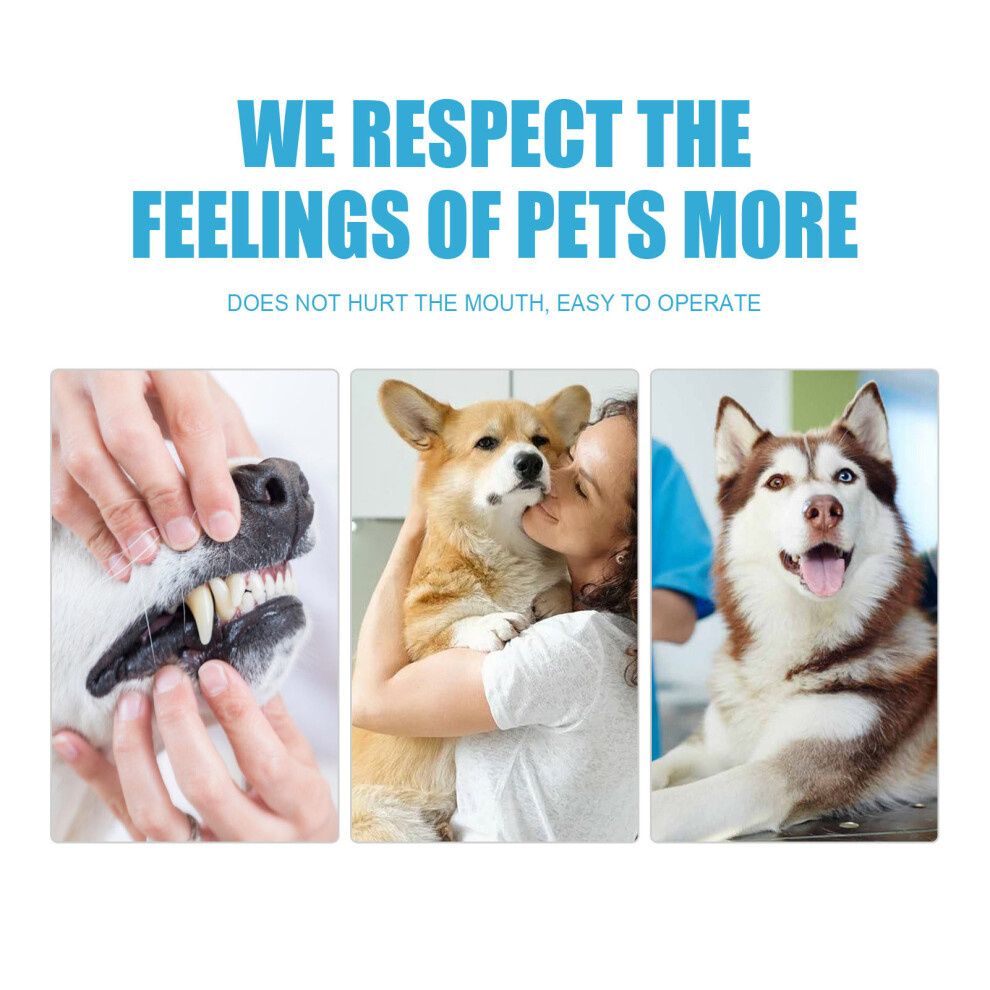 60g Dog Toothpaste for Bad Breath & Dental Care, Edible Pet Teeth ...