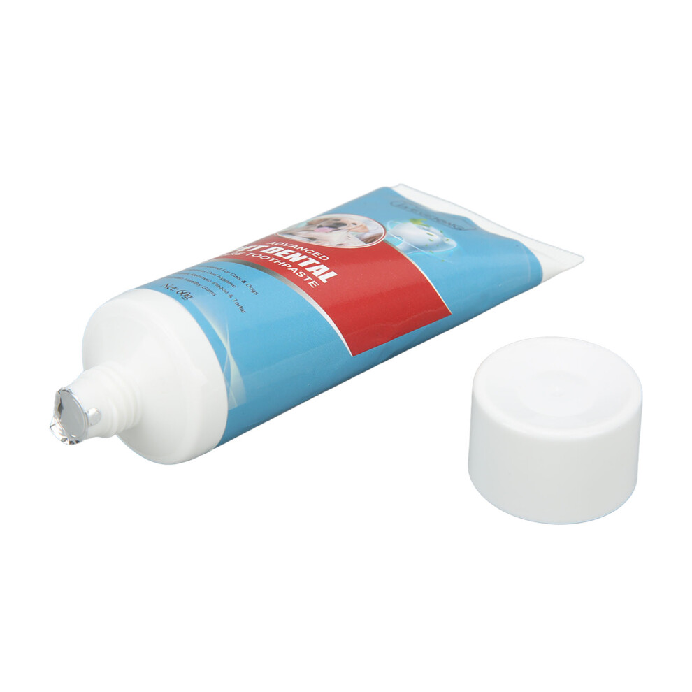 60g Dog Toothpaste for Bad Breath & Dental Care, Edible Pet Teeth ...