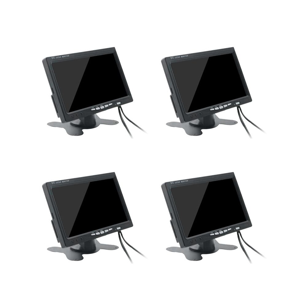 4X TV 7 Zoll HD Monitor 800X480 Tragbare Auto LCD Bildschirme Auf DVD ...