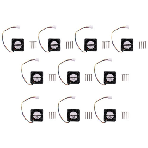 10X for Jetson Cooling Fan 5V, 4PIN Reverse-Proof,PWM Speed Adjustment ...