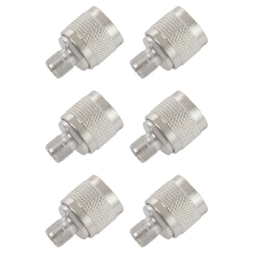 12pcs N Type Male Plug to F Female RF Coaxial Adapter Connector for ...