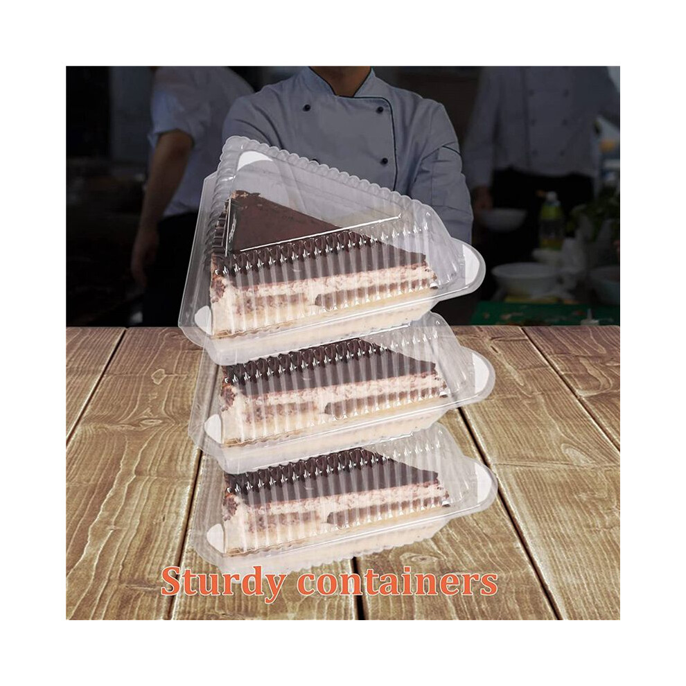 200 Pcs Triangle Cheesecake Boîtes Tranche Gâteau Boîte Triangle ...