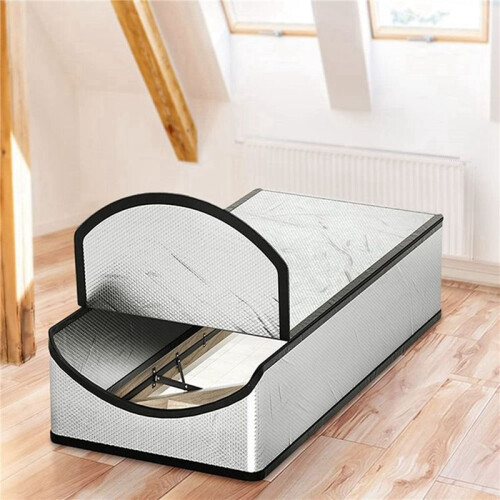 2X Cobertura de Isolamento de Escadas de SóTãO 25X54X11Polegada para ...