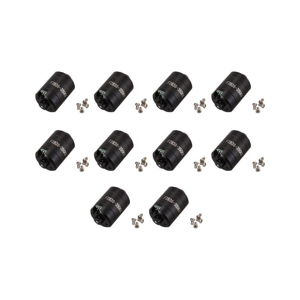 10X F2838 350KV 3-4S Underwater Brushless Motor 2.4KG Thrust 150W IP28 ...