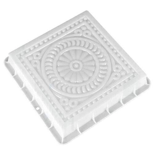 2X Concrete Mold Square DIY Paving Plastic Mold Simulation Concrete ...