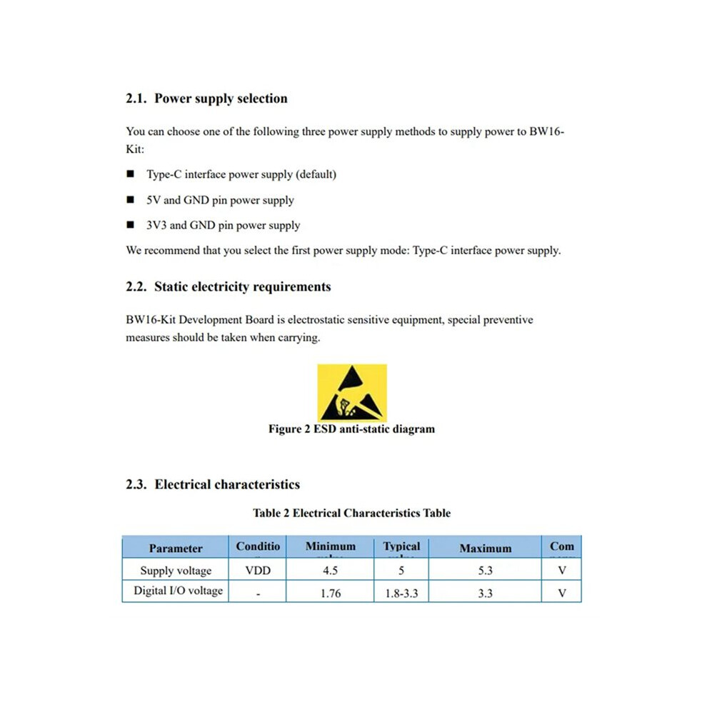 5X Placa de Desenvolvimento BW16-Kit RTL8720DN Dual-Band Wi-Fi Low ...