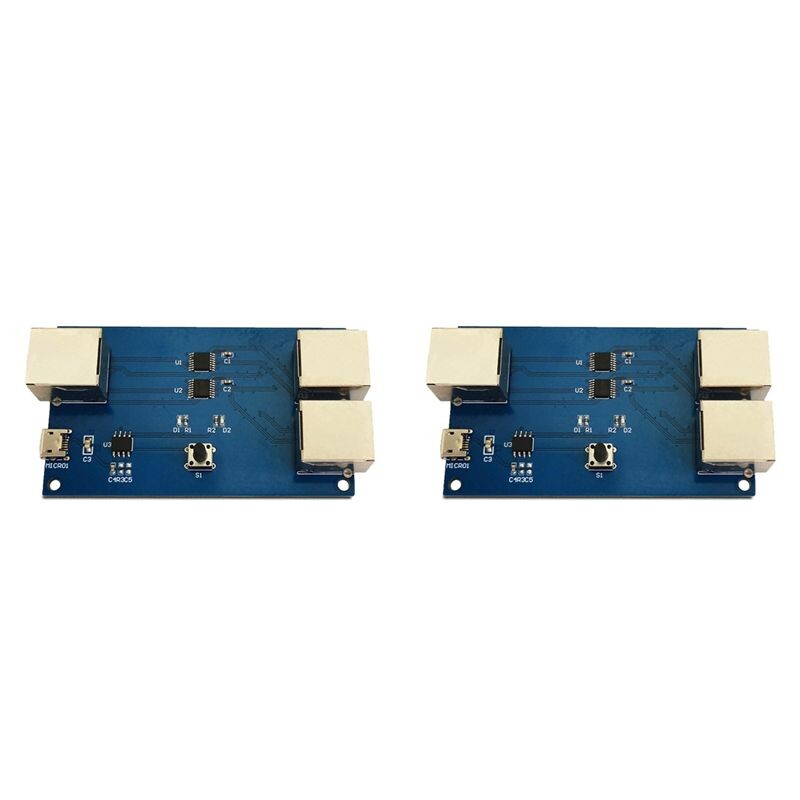 2X Gigabit Ethernet Port Switcher Interner/Externer Netzwerk-Switcher ...