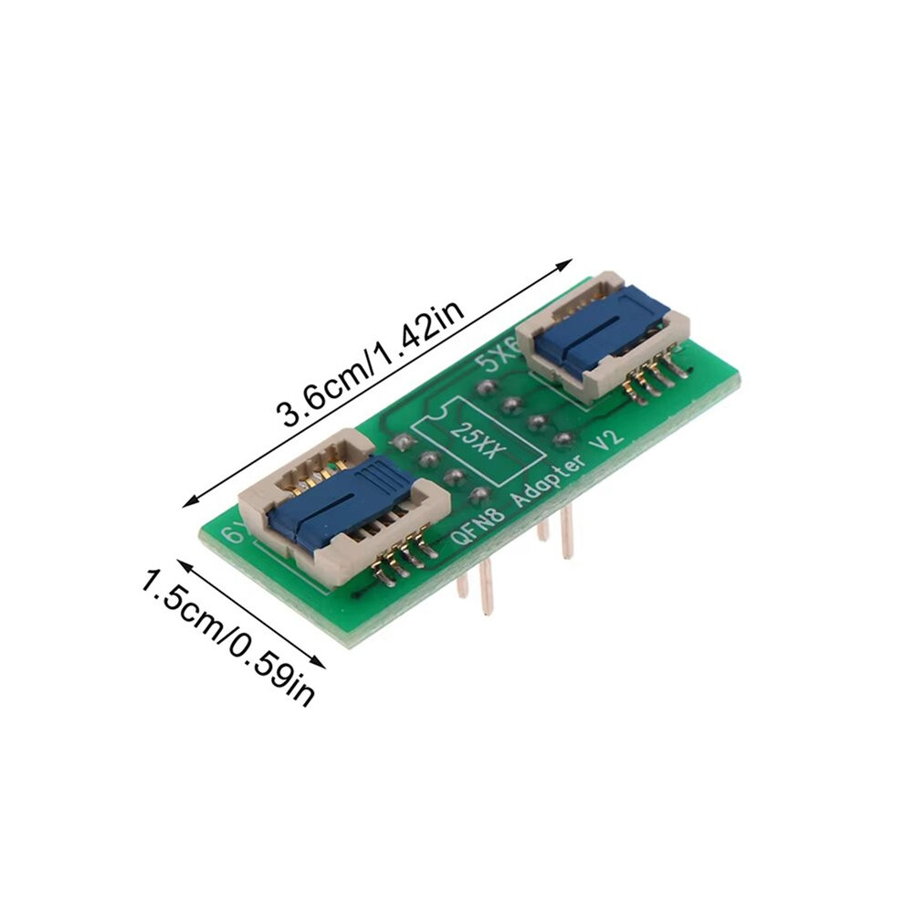 2X QFN8/WSON8 Universal-Zwei-in-Eins-Sockel/Adapter für 6x5MM und 8x6MM ...