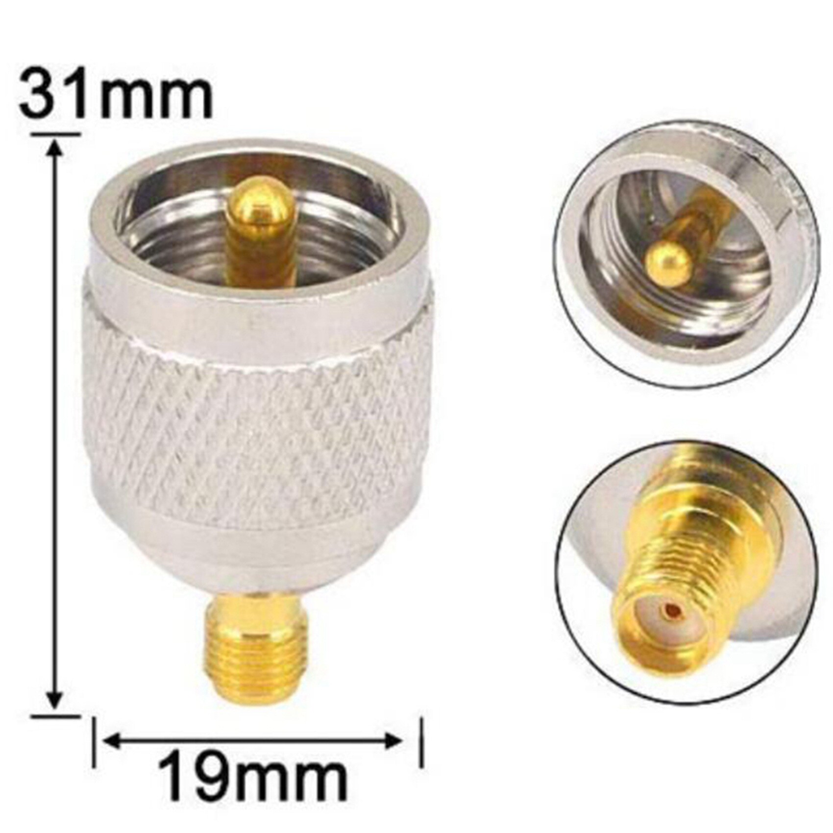 8 Stück / SET UHF SL16 PL259 SO239 Auf SMA Stecker Buchse RF Steck ...