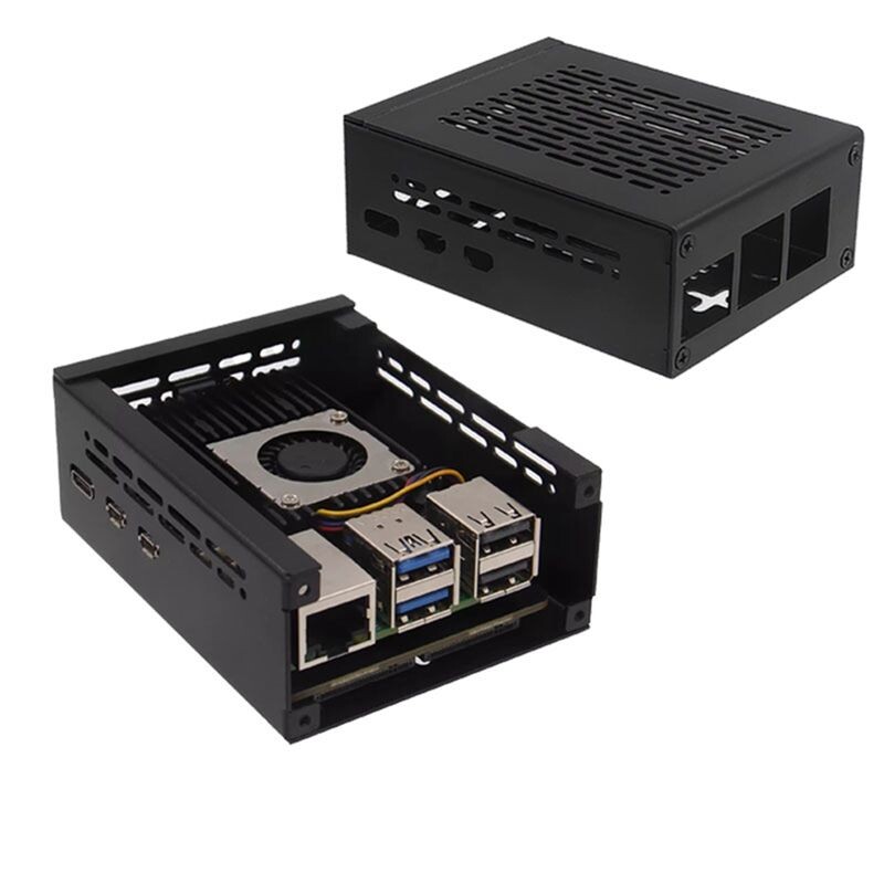 X1005 Dual NVME SSD Shield mit Kühler+Gehäuse PCle zu M.2 Dual SSD für ...