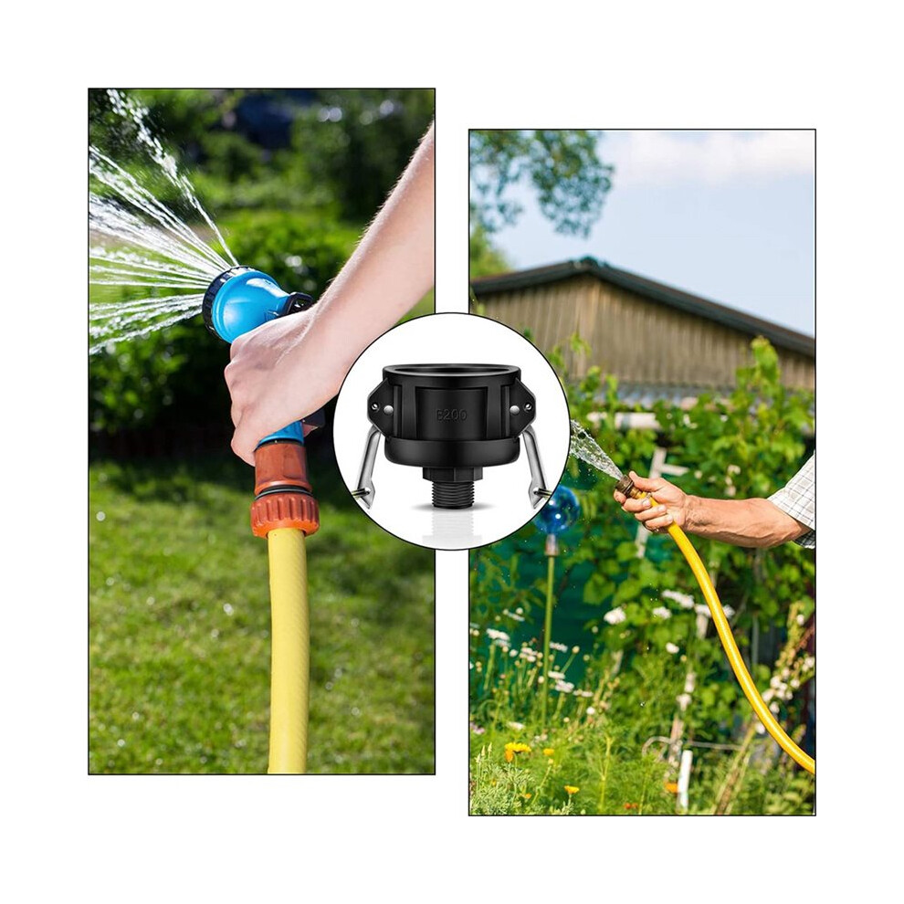 5X 275 330 Gallon IBC Tote Fittings Adapter 2 Inch Tote Tank Drain ...