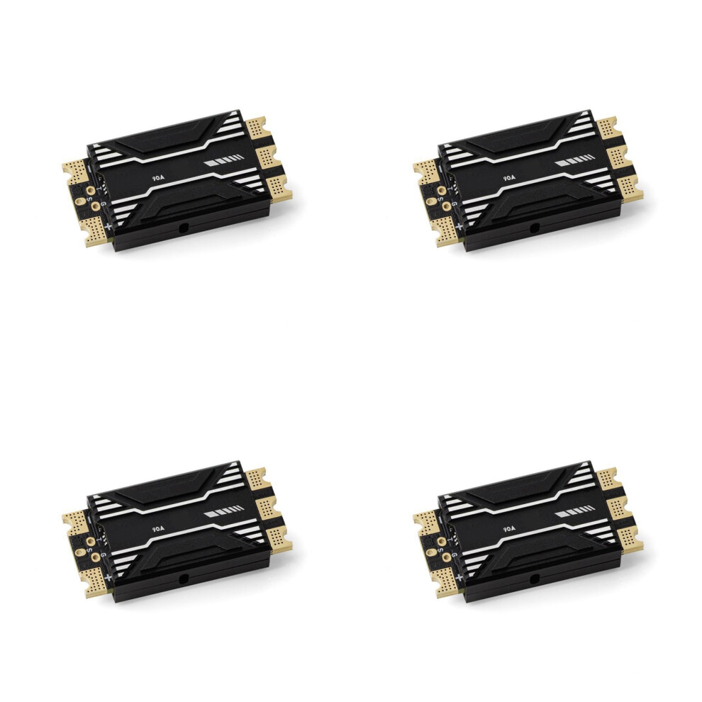 4X SPECTER 90A ESC Dual MOS Support BL32 ESC Telemetry 2-8S for Movie ...
