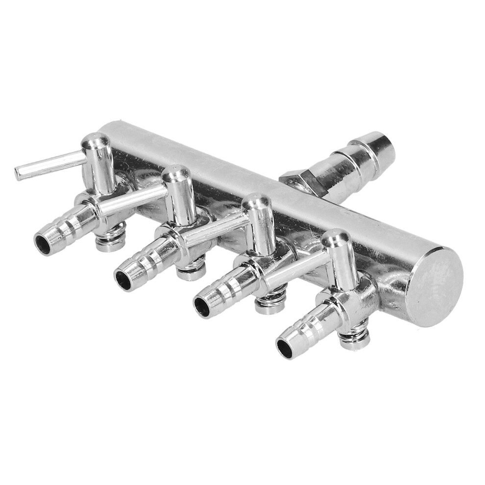 Stainless Steel Fish Tank Oxygen & CO2 Distributor Valve 4 Heads on OnBuy