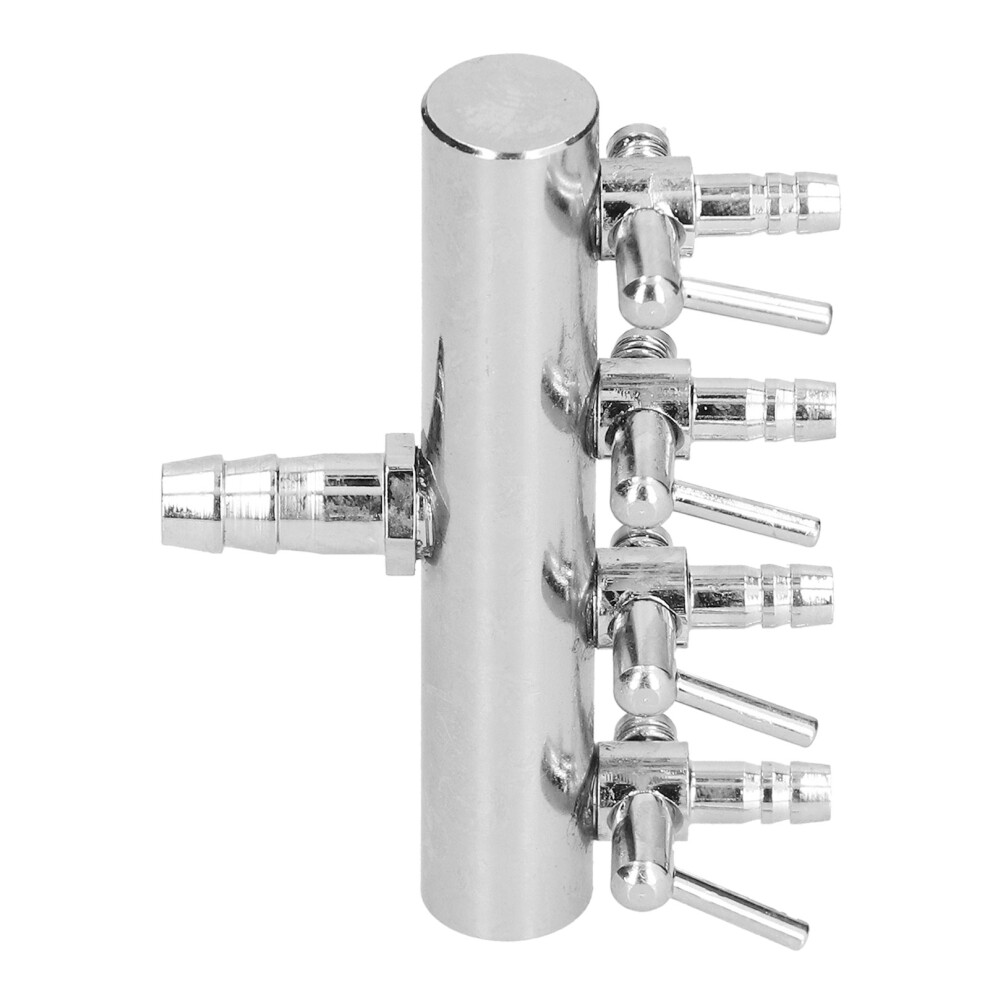 Stainless Steel Fish Tank Oxygen & CO2 Distributor Valve 4 Heads on OnBuy