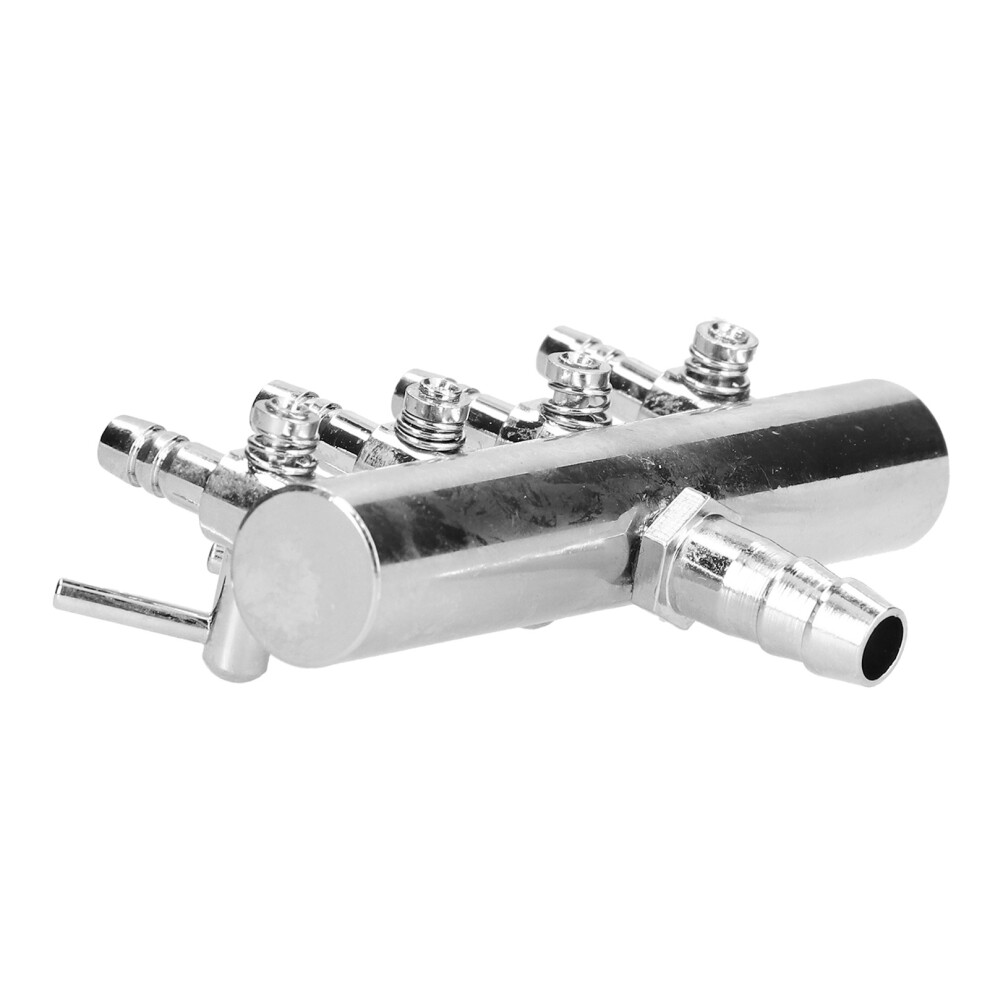 Stainless Steel Fish Tank Oxygen & CO2 Distributor Valve 4 Heads on OnBuy