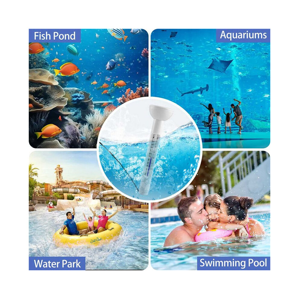 5X Floating Pool Thermometer, Easy Read for Water Temperature with ...