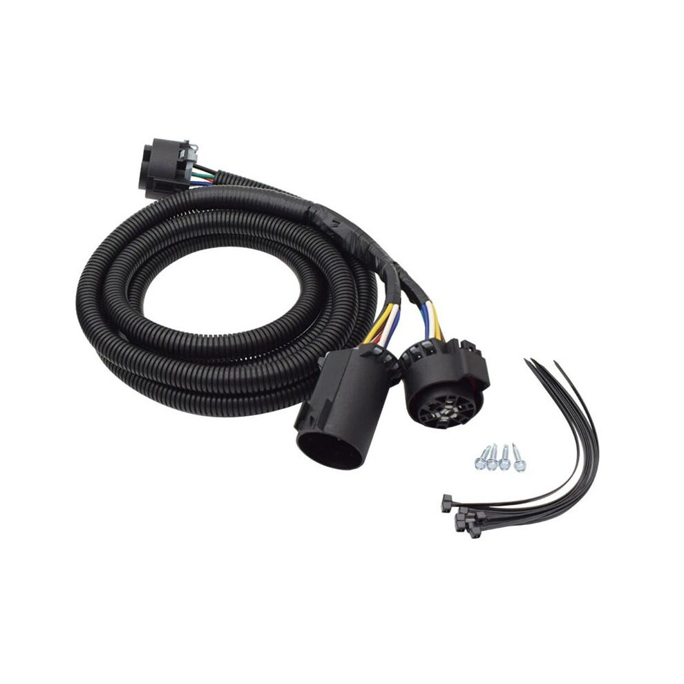 7 Pin Trailer Wiring Harness Extension Connectors Truck Bed 7 Way RV ...