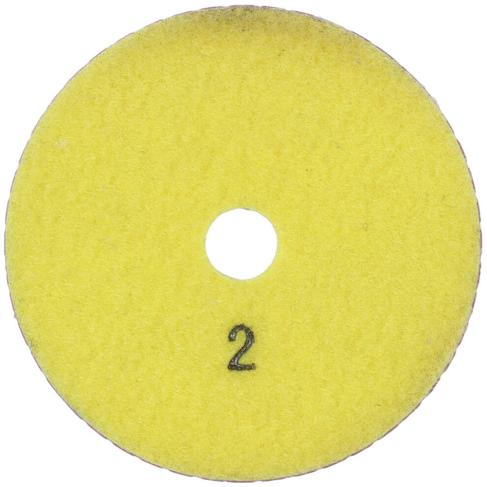 12 Pieces 100mm Diamond Flexible Wet & Dry Polishing Pads 3 Step Floor ...