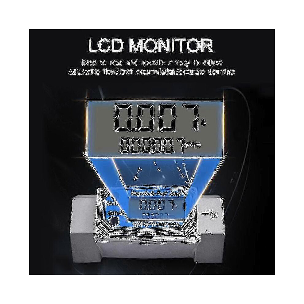 High Accuracy Digital Fuel Flow Meter Used for Car Gasoline Diesel ...